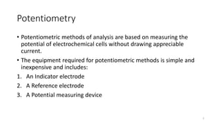 Potentiometry | PPTX