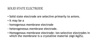 Potentiometry | PPTX