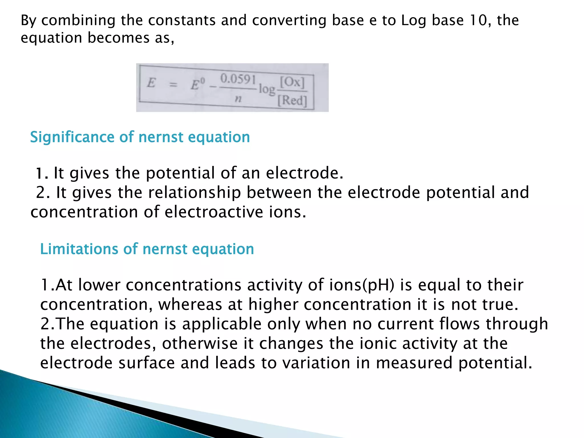 Potentiometry | PPTX