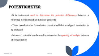 Potentiometry (Modern Pharmaceutical Analytical Techniques ) | PDF
