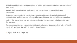 Potentiometry in Instrumental Analytical Chemistry | PPTX