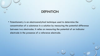 potentiometry for instrumentation (pharm D).pptx