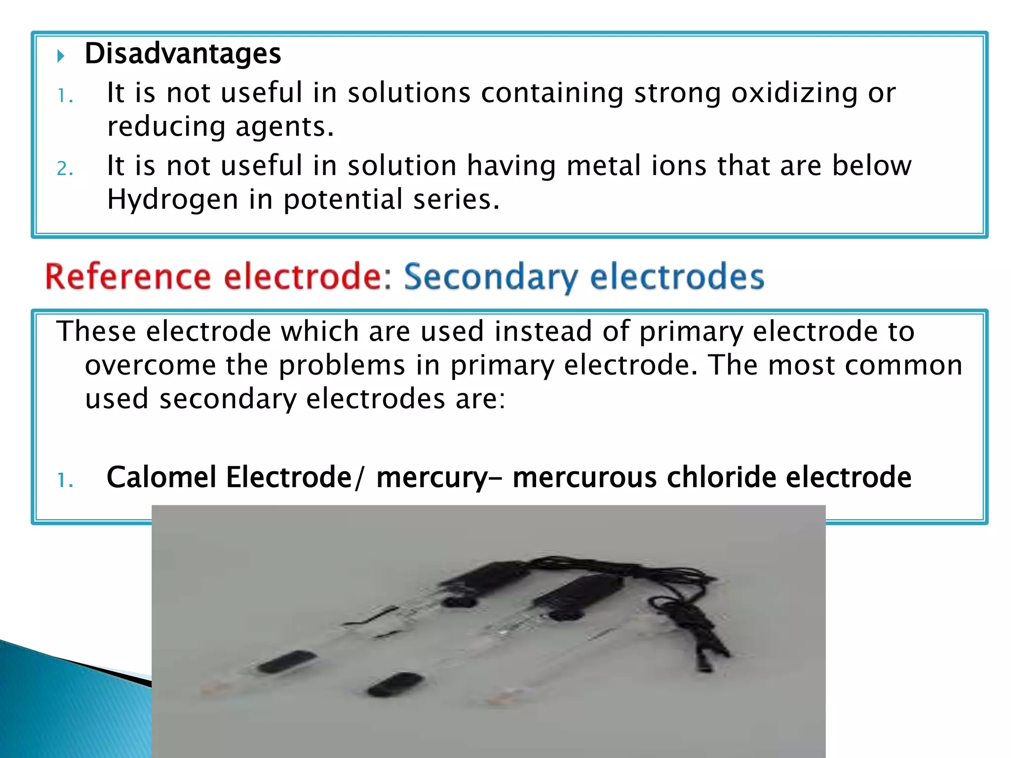 Potentiometry Electrochemical Cell Construction And Working Of