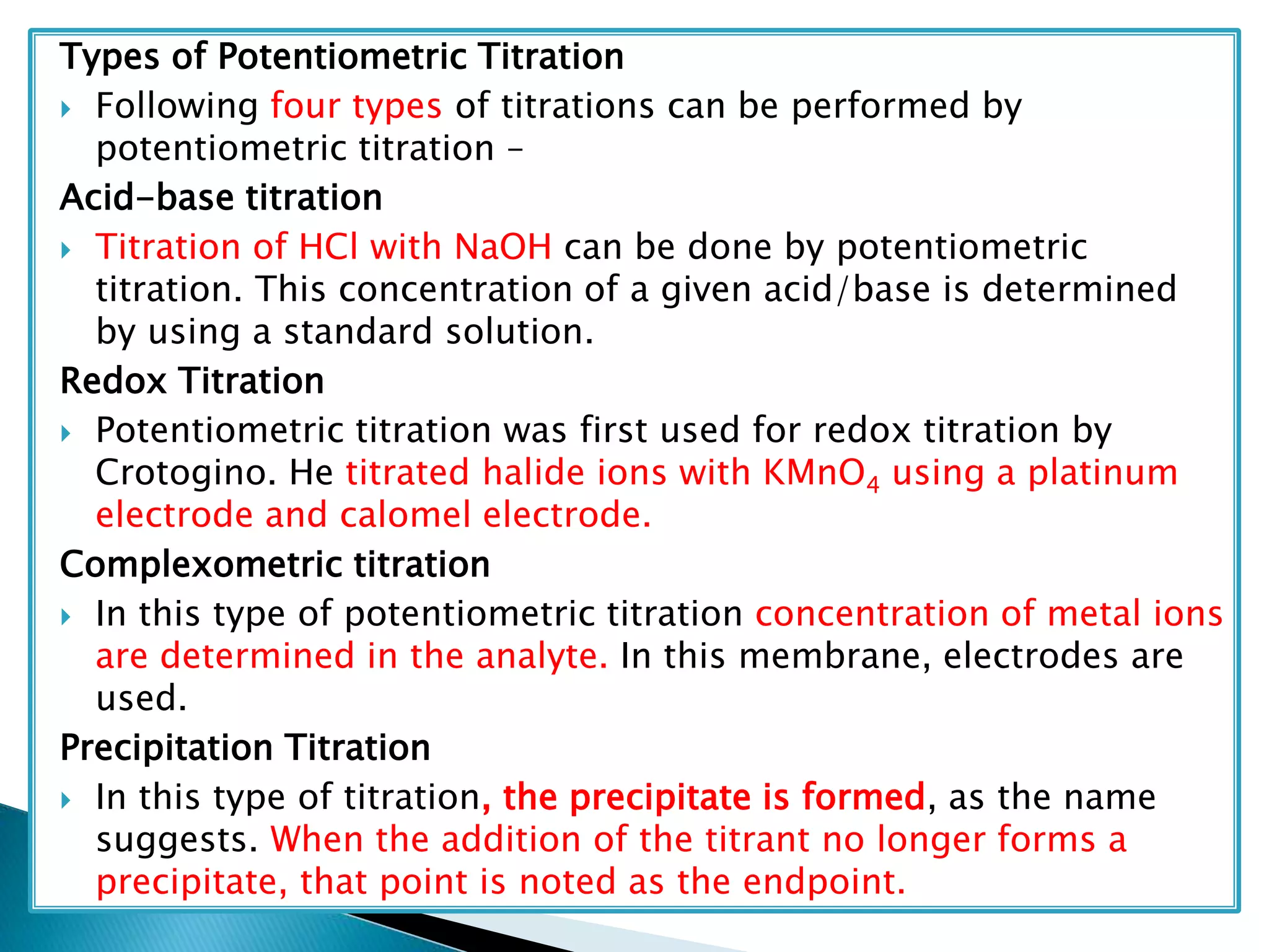 Potentiometry, Electrochemical cell, construction and working of ...
