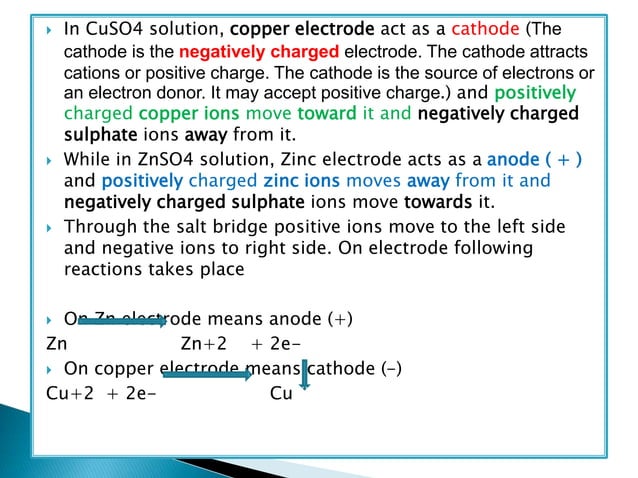 Potentiometry, Electrochemical cell, construction and working of ...