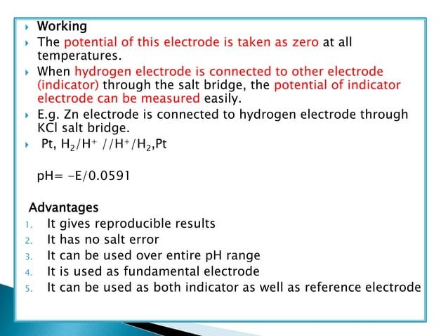 Potentiometry, Electrochemical cell, construction and working of ...
