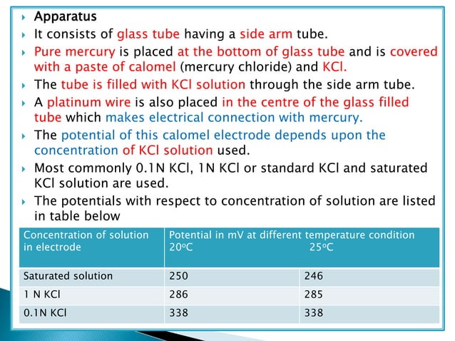 Potentiometry, Electrochemical cell, construction and working of ...