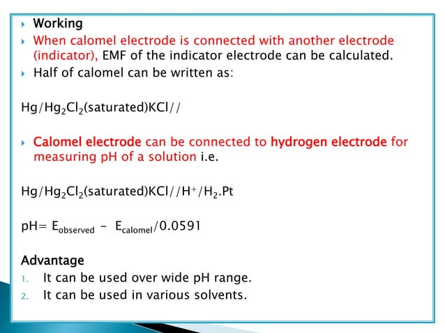 Potentiometry, Electrochemical cell, construction and working of ...