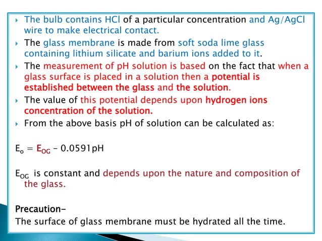 Potentiometry, Electrochemical cell, construction and working of ...