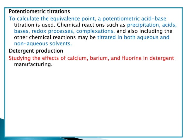 Potentiometry Electrochemical Cell Construction And Working Of