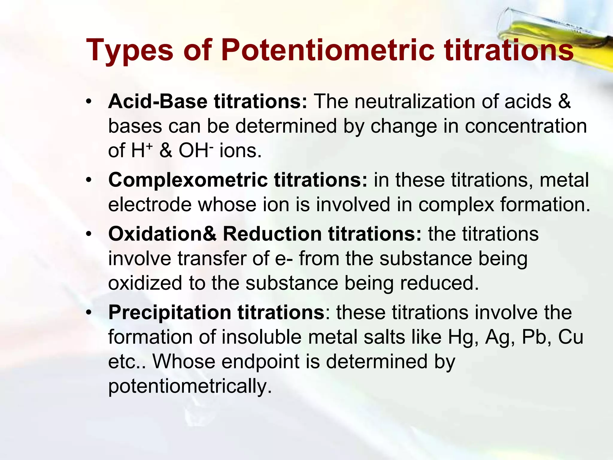 Potentiometry ppt | PPTX