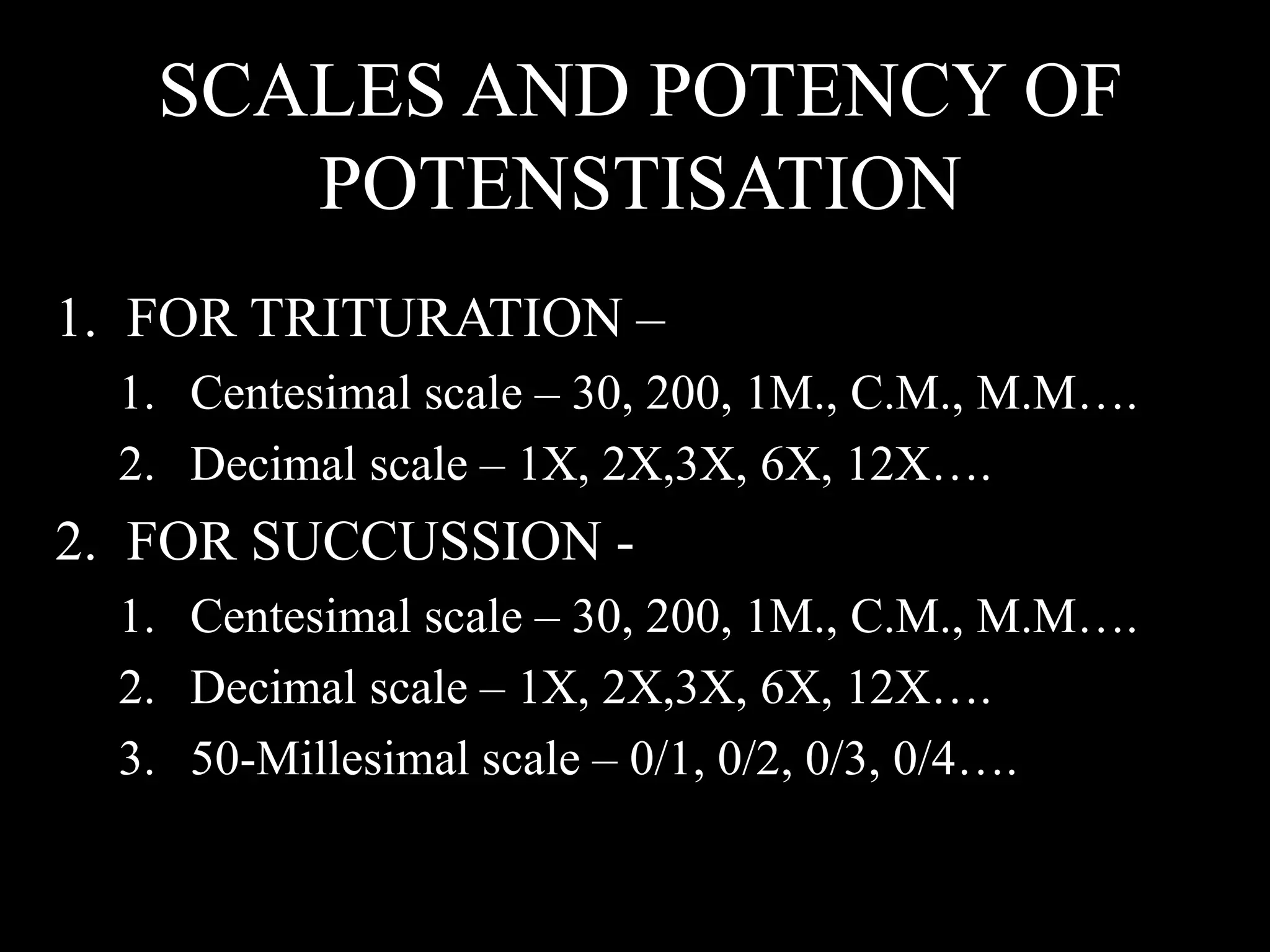 HOMOEOPATHIC POTENSTISATION (DYNAMISATION) | PPTX