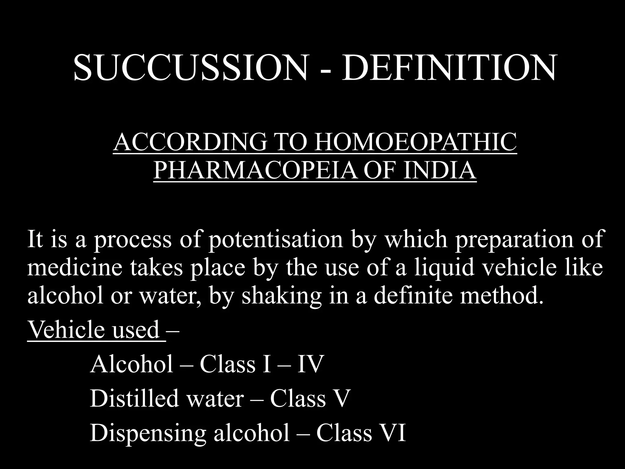 HOMOEOPATHIC POTENSTISATION (DYNAMISATION) | PPTX