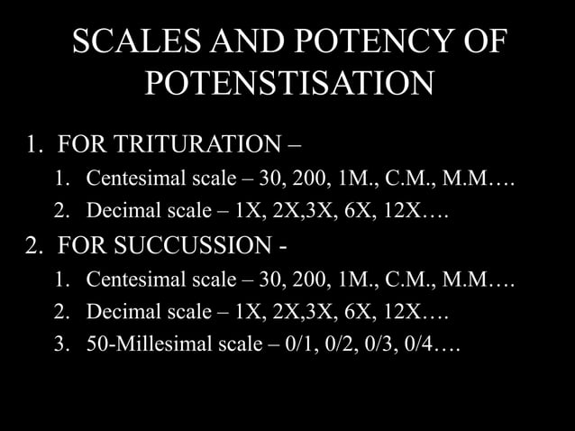 HOMOEOPATHIC POTENSTISATION (DYNAMISATION) | PPTX