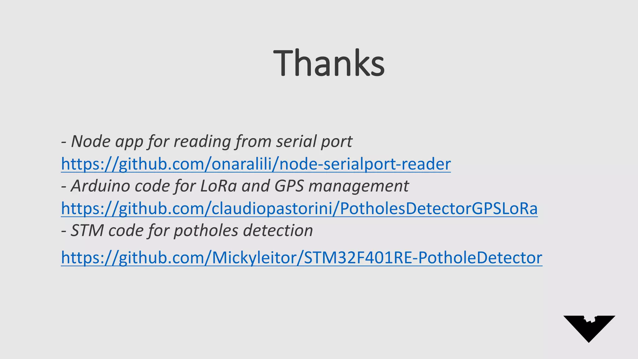 Pothole detector final presantation | PDF