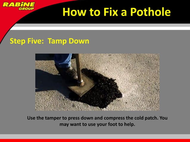 How to Fix a Pothole Tutorial | PDF | Home Improvement | Home & Garden