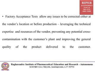 FACTORY ACCEPTANCE TEST | PPTX