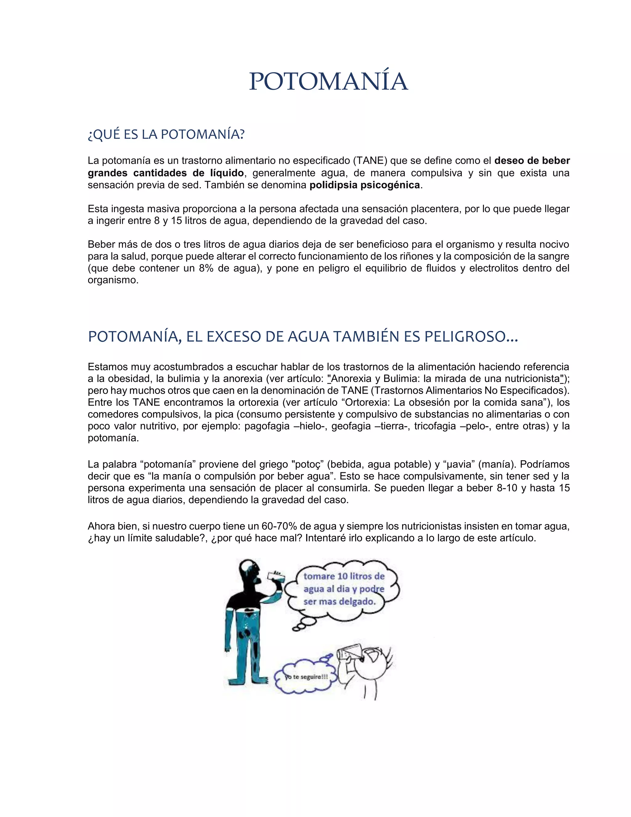 Potomanía | PDF