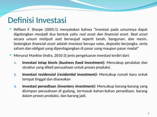 Potret Investasi untuk pengajaran yang diperlukan.ppt
