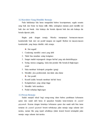Potret Remaja Masa Depan | DOCX