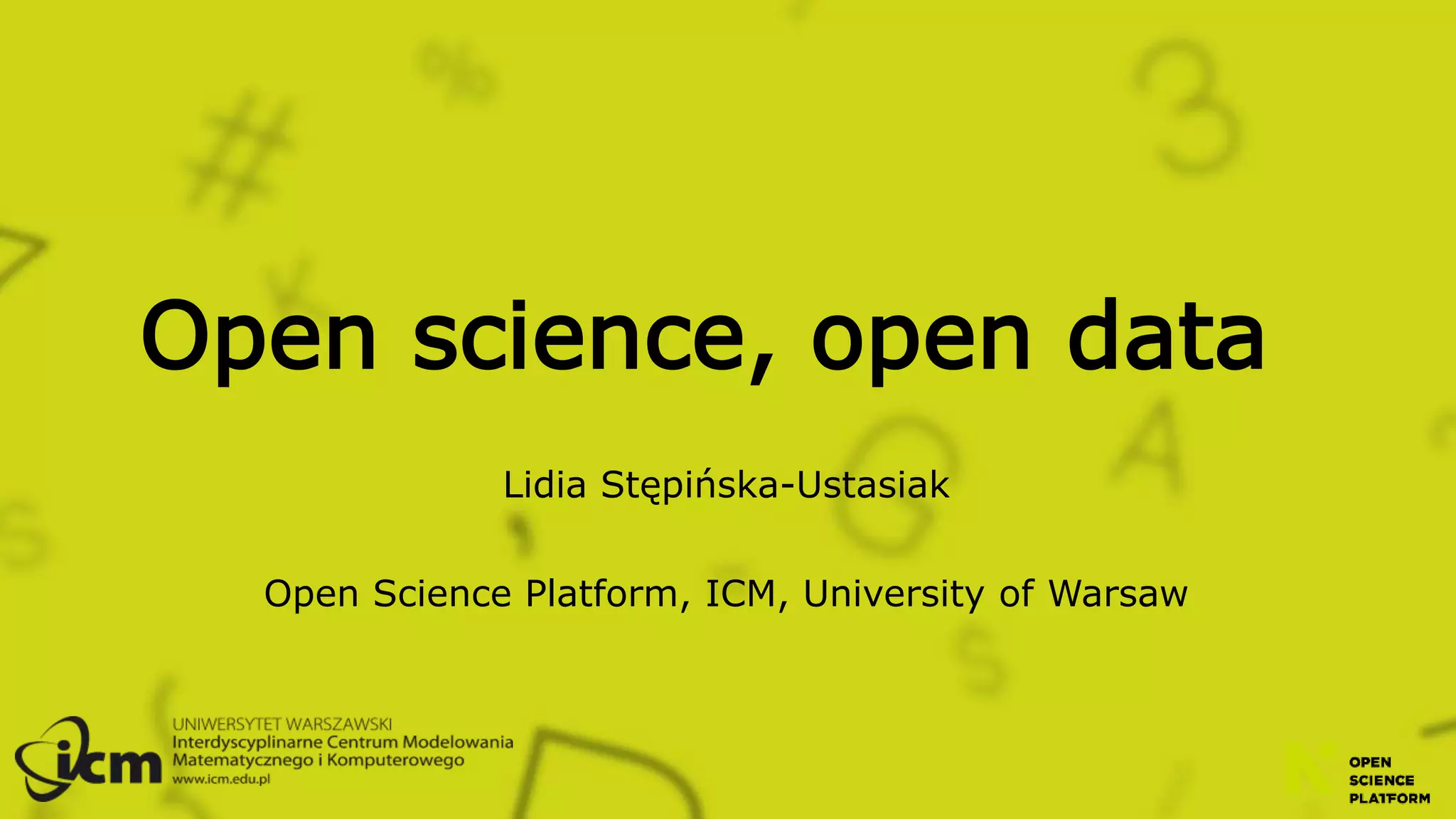 Open science, open data - FOSTER training, Potsdam | PPT Open science, open data - FOSTER training, Potsdam | PPT