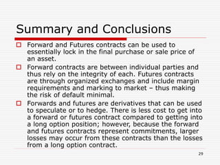 Future. And Forward contract and its difference | PPT