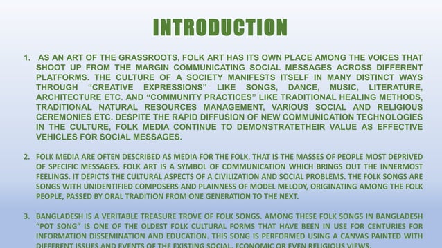 Pot song as a tool of development communication | PPTX | Religious ...