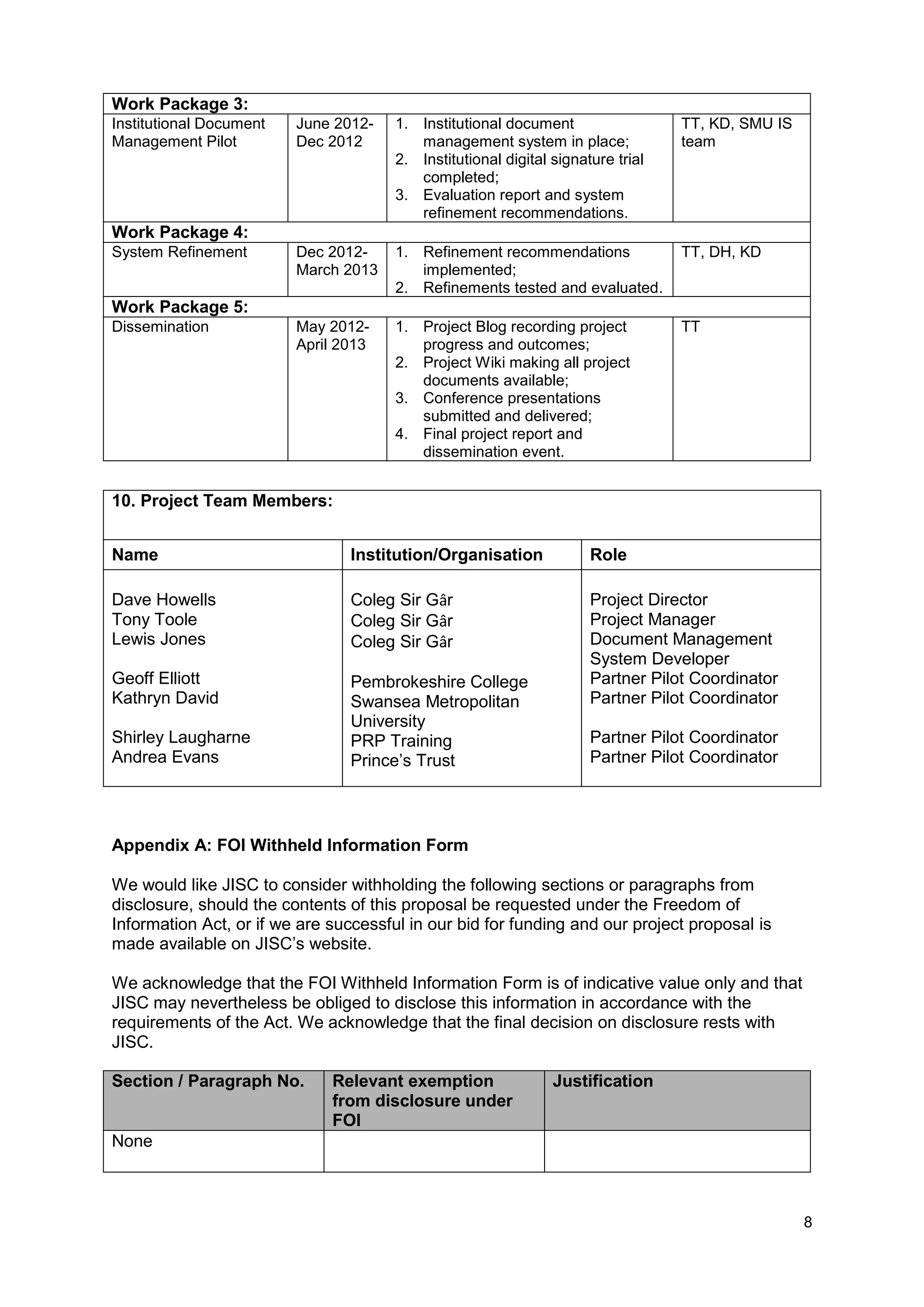 Pots pan project plan v1 | DOCX
