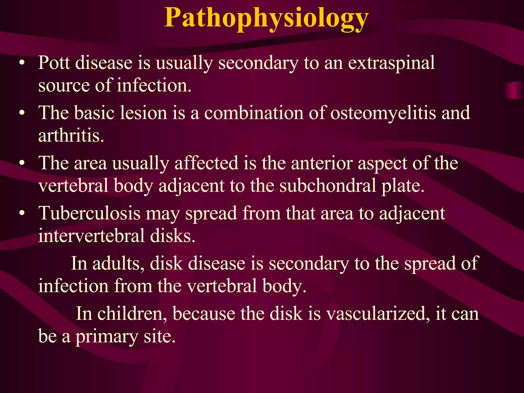 Pott Disease | PPT