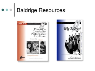 Improving Performance in the Academic Library using Baldrige Award ...