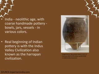 Art Of Pottery in India | PPTX