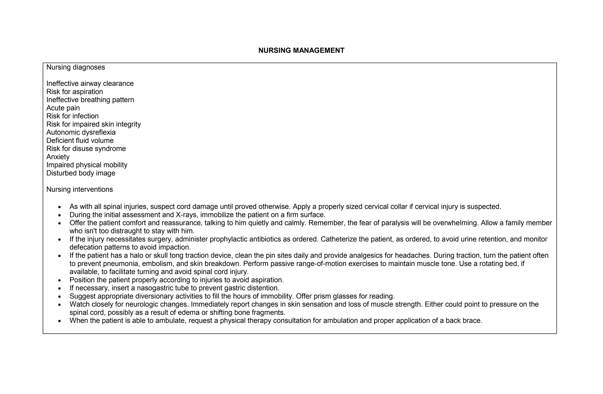 Pott's disease nursing, medical, surgical managements | PDF