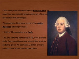 Pott's disease ppt | PPTX