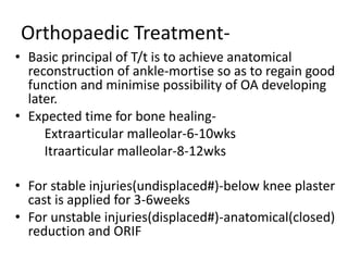 Pott’s fracture | PPT