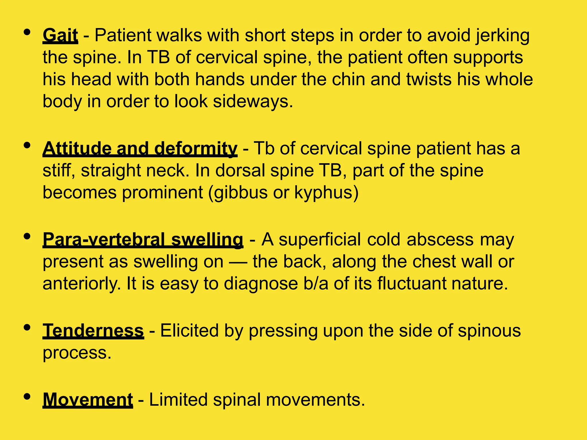 Pott's Spine. (Tuberculosis Spine) pptx | PPTX