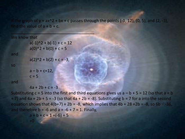 POTW Solution Sam C | PPT