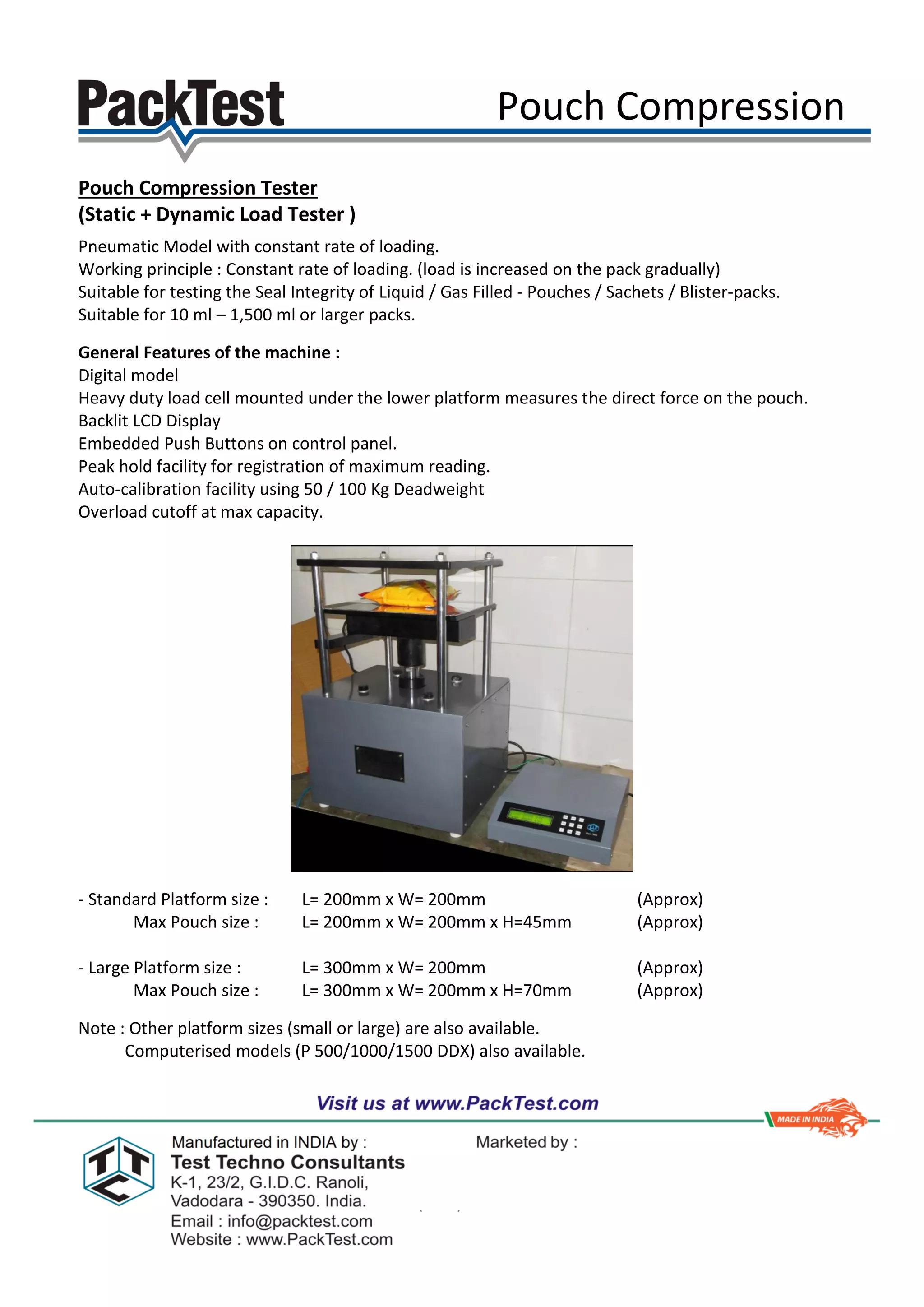 Pouch compression 2018 | PDF