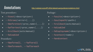 POUG Meetup 1st MArch 2019 - utPLSQL v3 - Testing Framework for PL/SQL ...