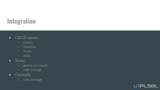 POUG Meetup 1st MArch 2019 - utPLSQL v3 - Testing Framework for PL/SQL ...