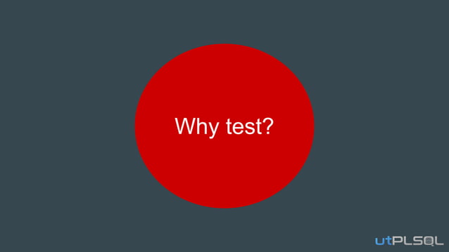 Poug Meetup 1st March 2019 Utplsql V3 Testing Framework For Plsql Ppt