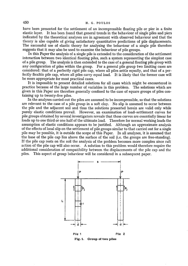 Poulos - 1968 - Analysis of the settlement of pile groups.pdf
