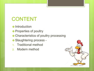 Poultary processing | PPTX