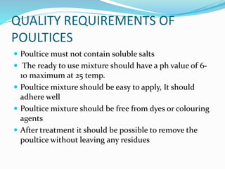 Poultices | PPTX