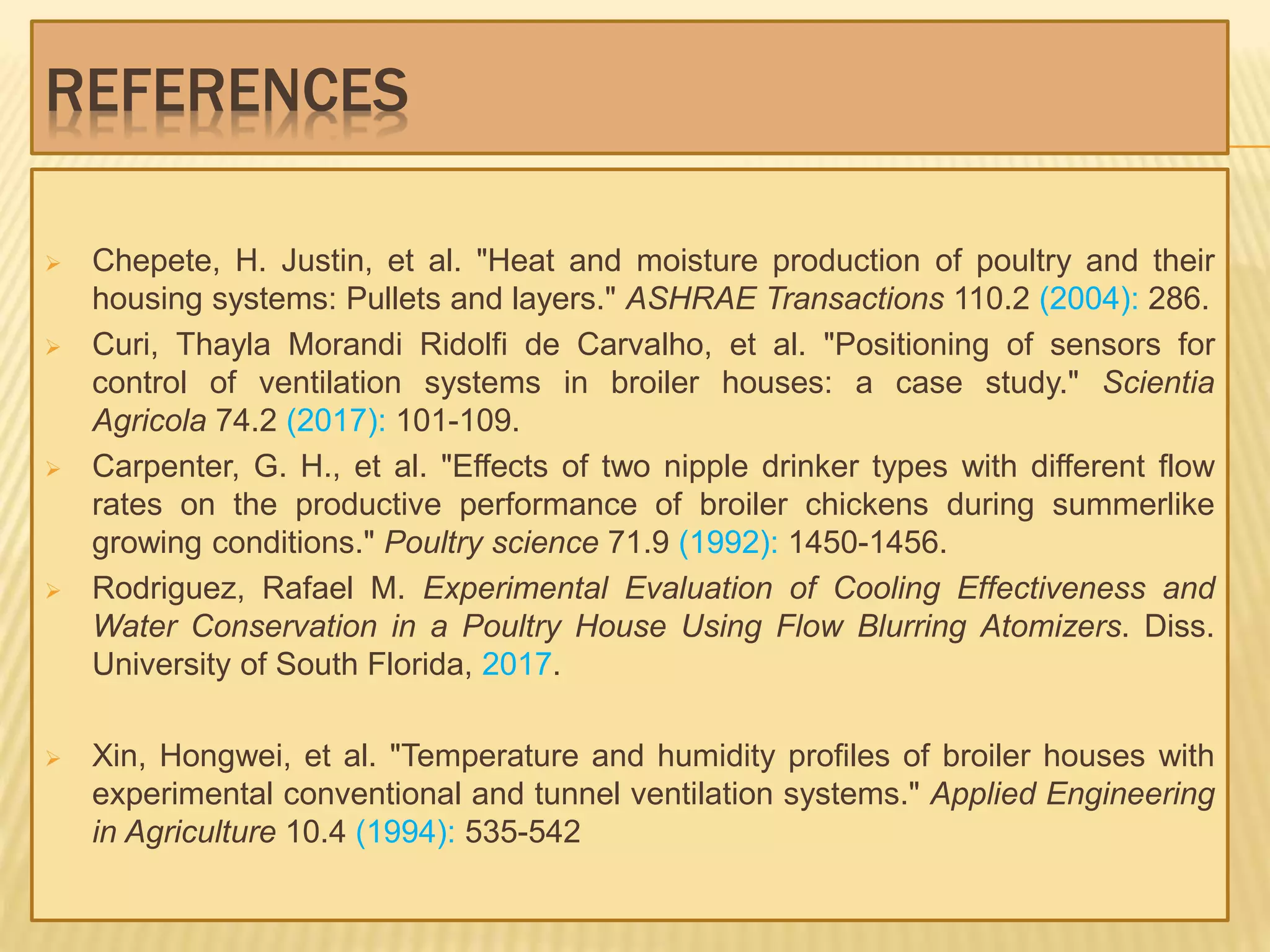 Environmentally Controlled House in Poultry Production | PPTX