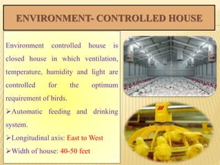 Environmentally Controlled House in Poultry Production | PPTX