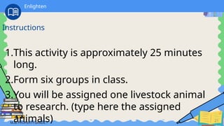poultry and livestock.......................pptx