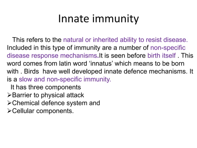 Poultry immune response | PPTX