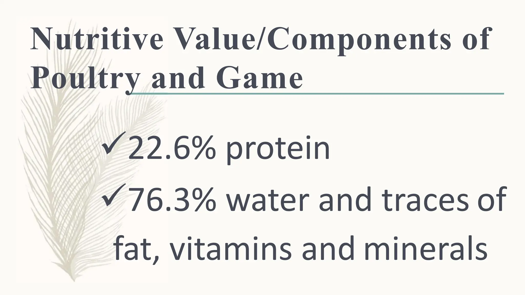 TLE Cookery 10 - Poultry and Game, variety | PPTX
