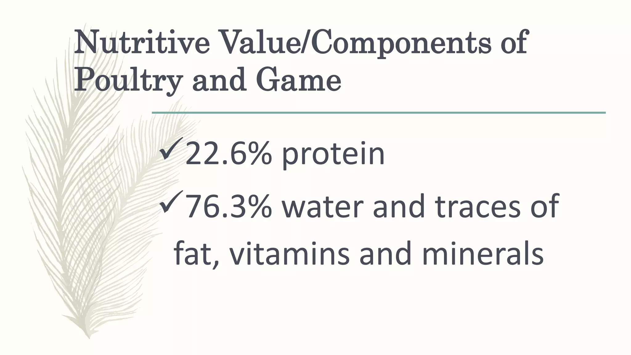 Poultry and game ppt | PPTX