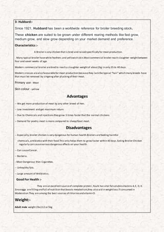 Poultry breed f_(2) | DOCX